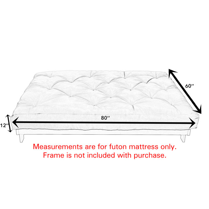 Alwyn Home Harding Cold Foam Futon Mattress FutonMattress & Reviews ...