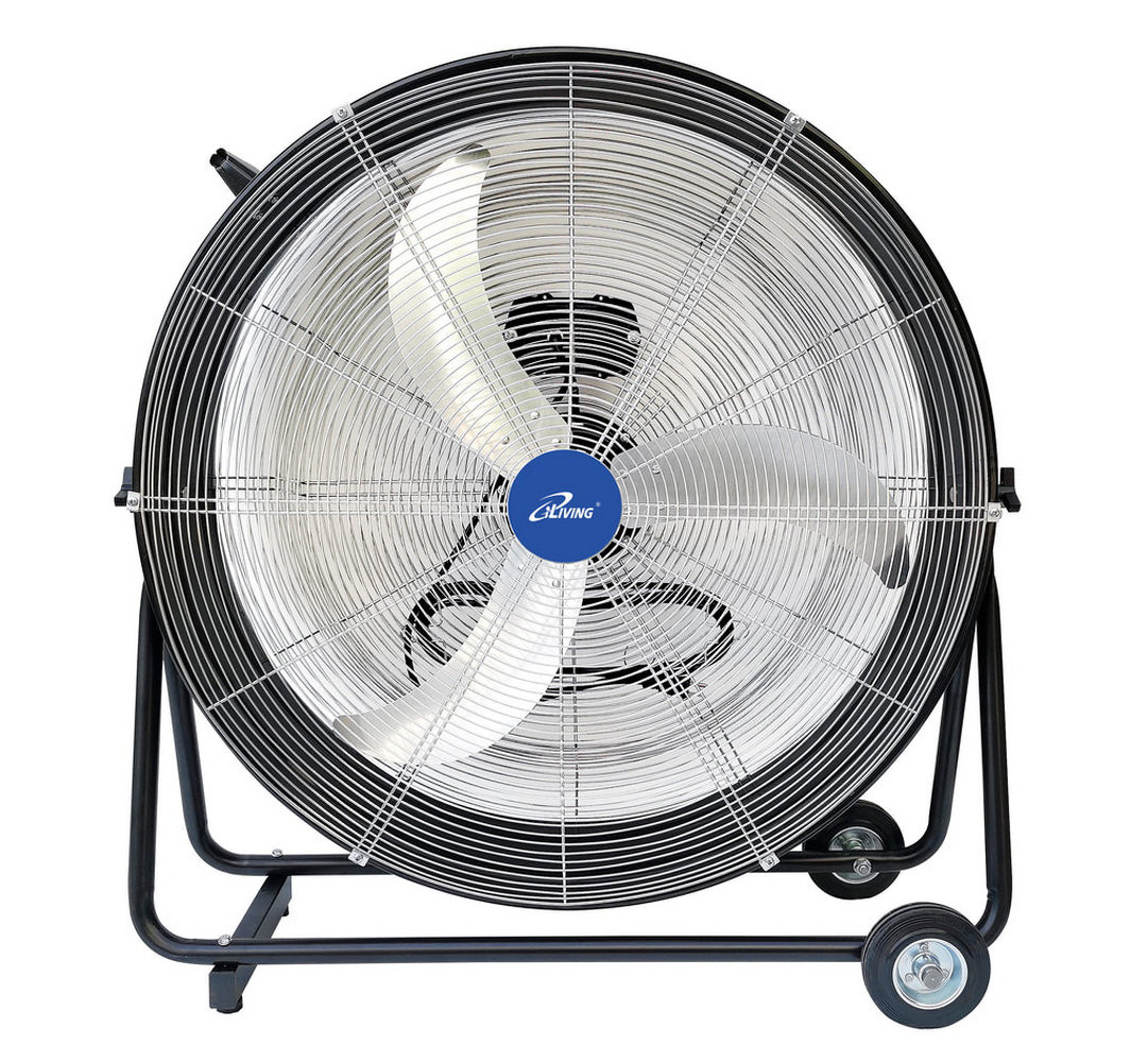 iLIVING ILG8MF30-83 - 30" High Velocity Drum Fan Speed Control 8300 CFM ...