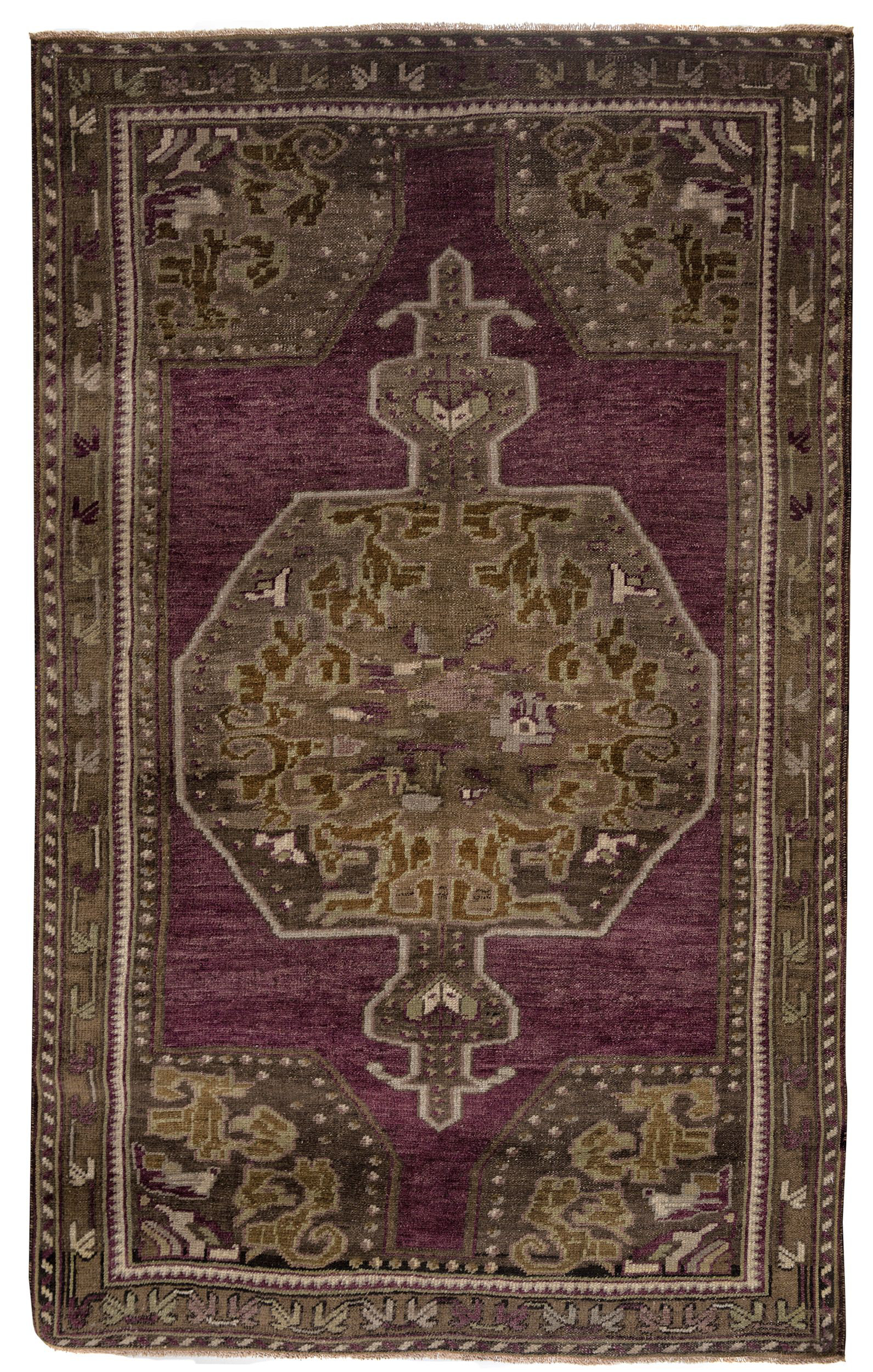 Bungalow Rose Dakhia One-of-a-Kind 3'11" x 6'5" Vintage Anatolian ...