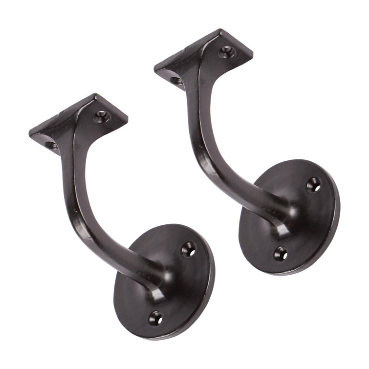 Hammer and Tongs Hammer & Tongs - Wrought Iron Handrail Bracket - D75mm ...