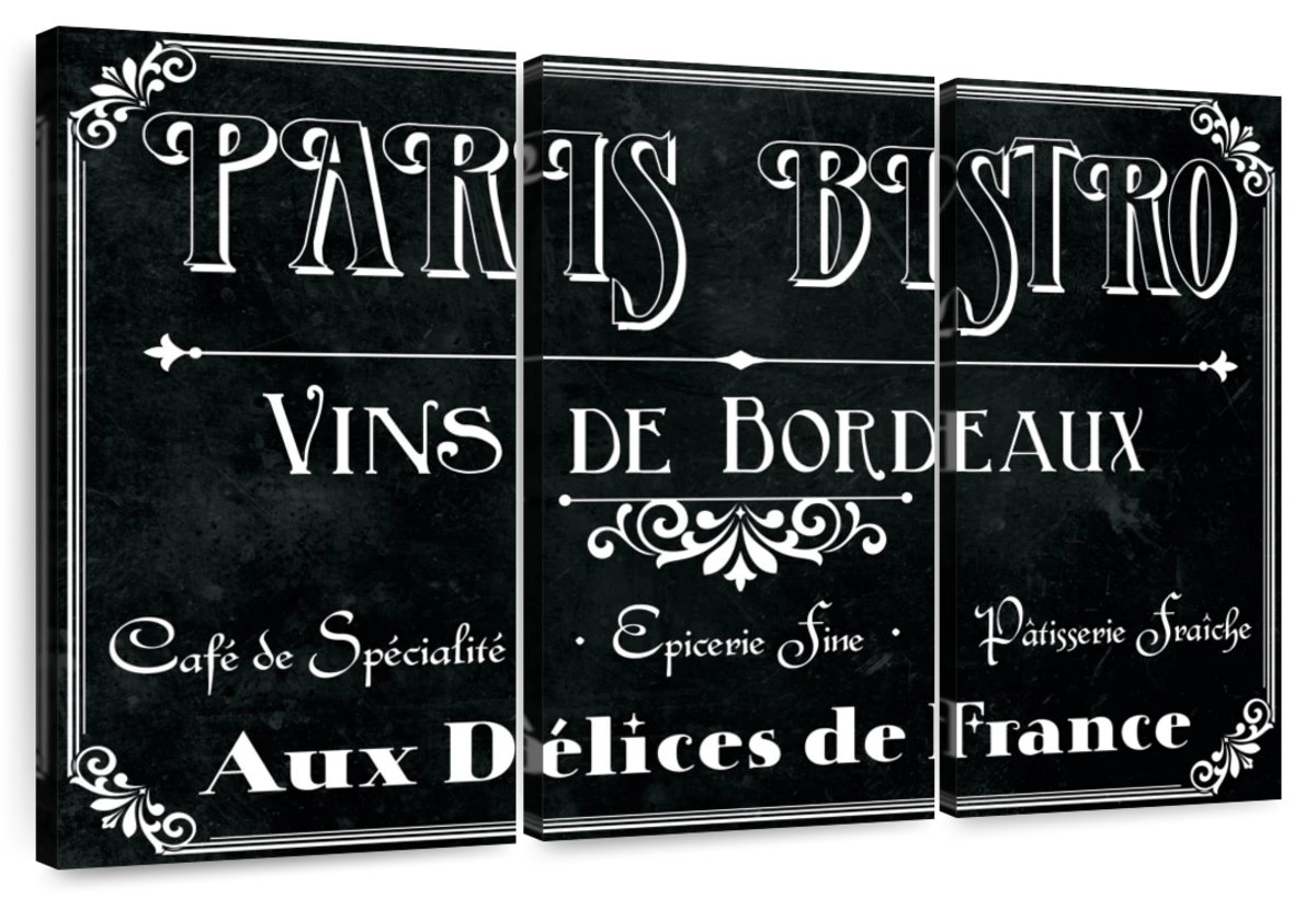 Trinx Kema Paris Bistro Wall Sign | Wayfair