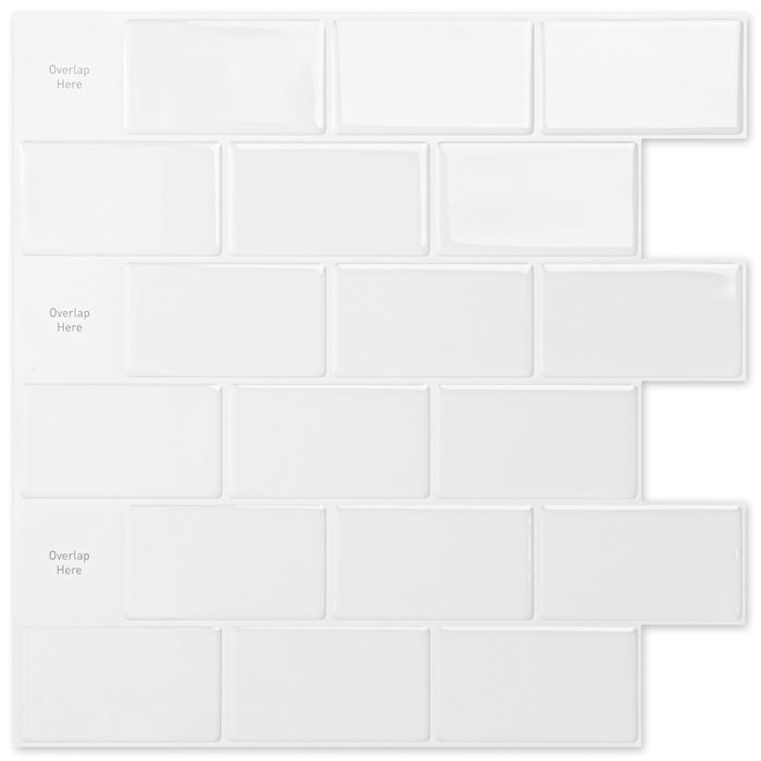 Art3d 12"x12" Peel and Stick Backsplash Tile for Kitchen,Self-Adhesive ...