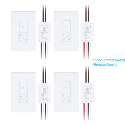 push light switch with dimmer