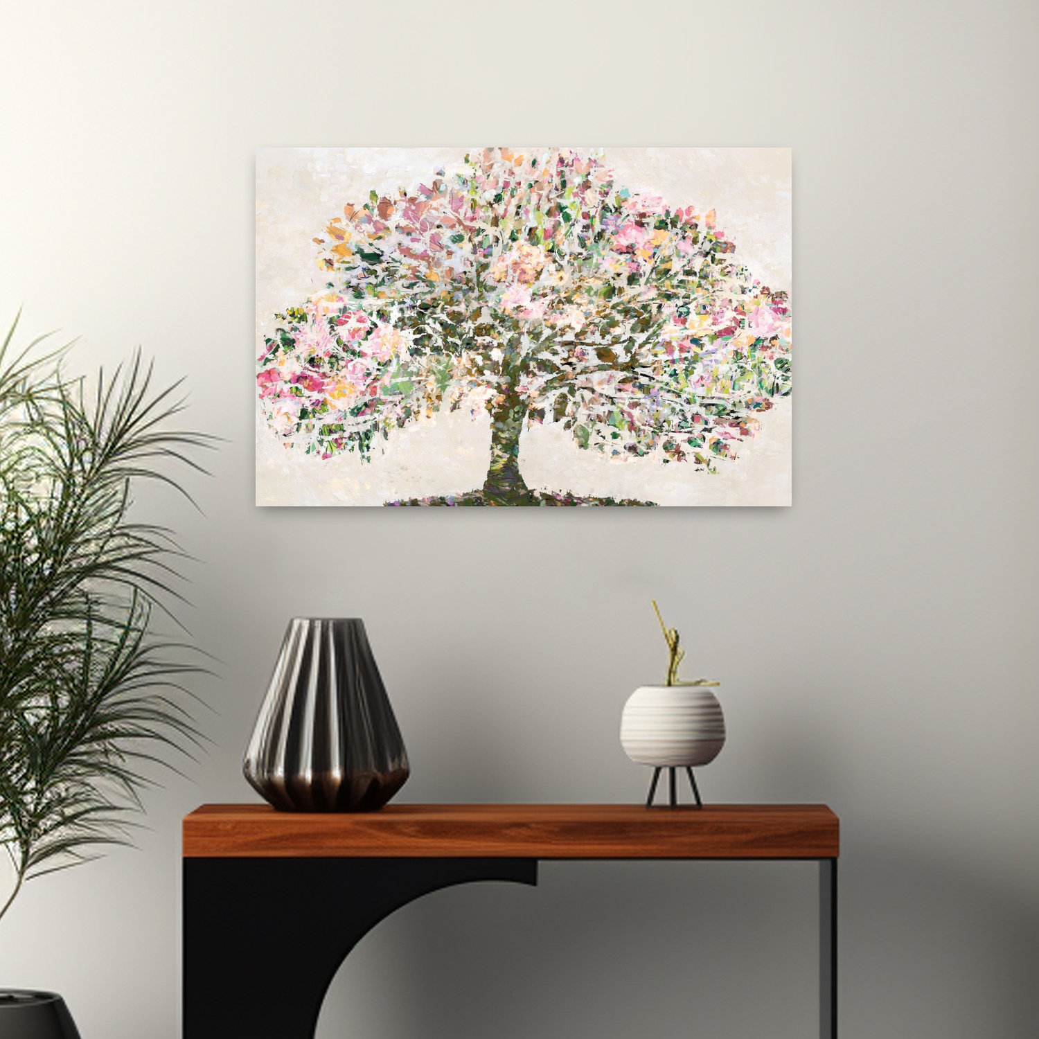 Latitude Run® Tree Of Life Abstract Contemporary Tree Landscape Art ...
