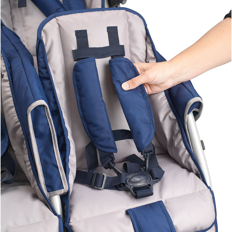 Angeles SureStop Folding Bye-Bye 6-Passenger Tandem Stroller & Reviews ...