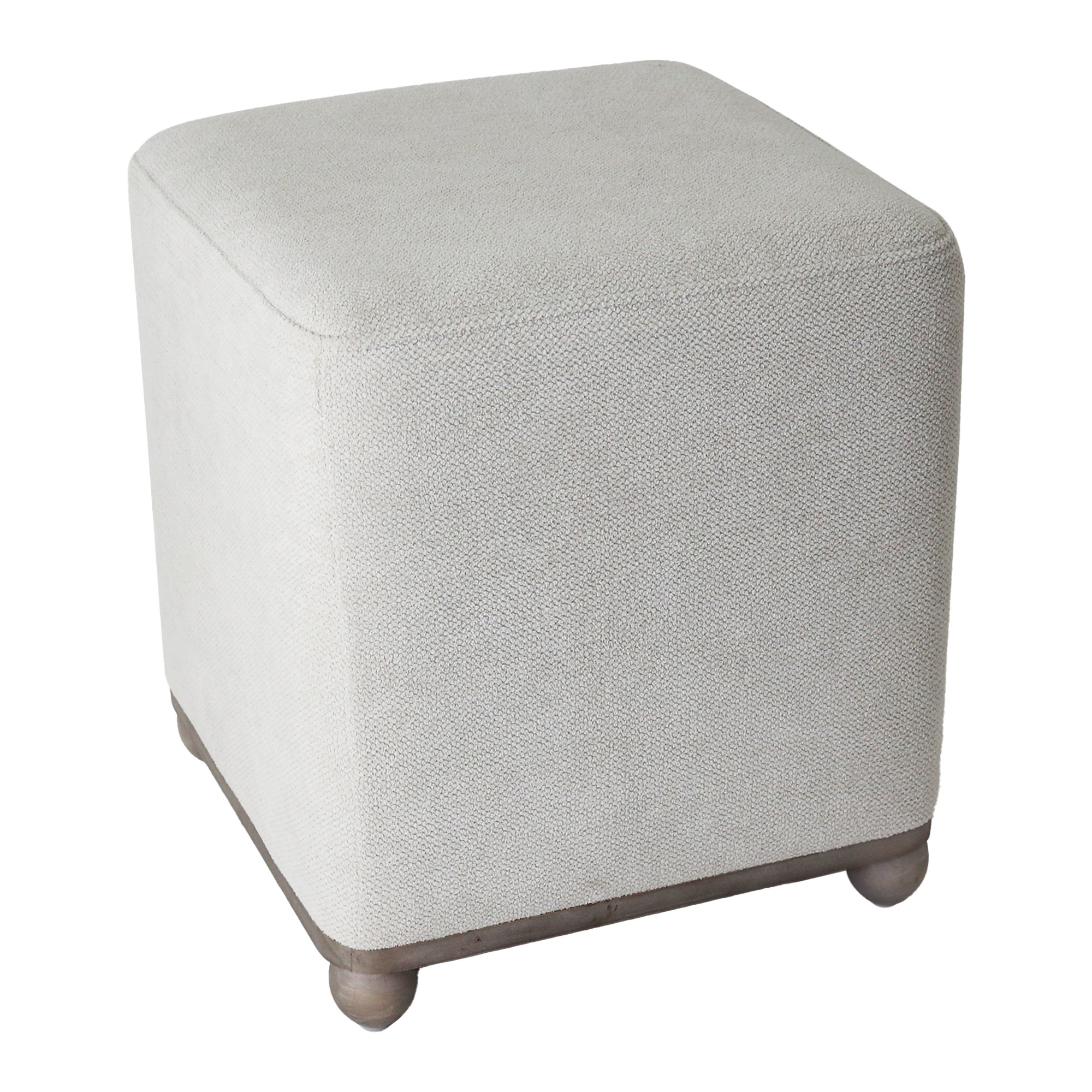 Darby Home Co 18" Pharlain Square Stool With Wood Feet | Wayfair