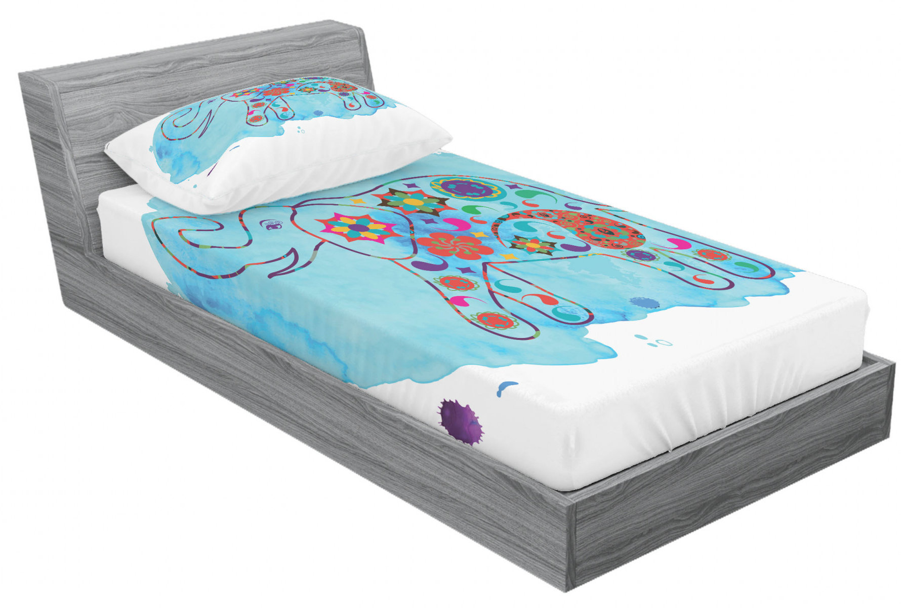 Ambesonne Elephant Sheet Set | Wayfair