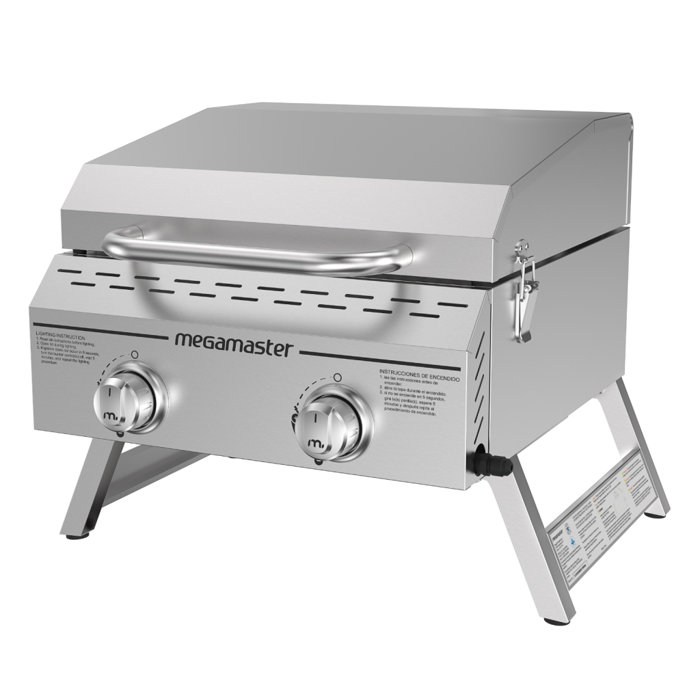 Megamaster 2 Burner Tabletop Gas Grill & Reviews - Wayfair Canada