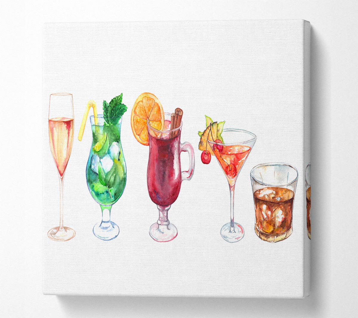 BohoLiving Cocktails of Summer - Wrapped Canvas Art Prints | Wayfair.co.uk