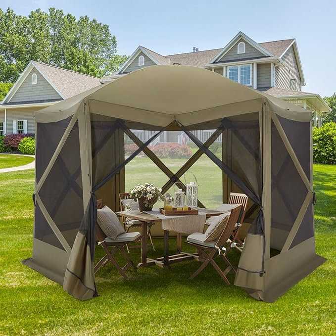 Prime made Pop Up Gazebo, Starry Sky Screen Room with Mosquito Netting ...