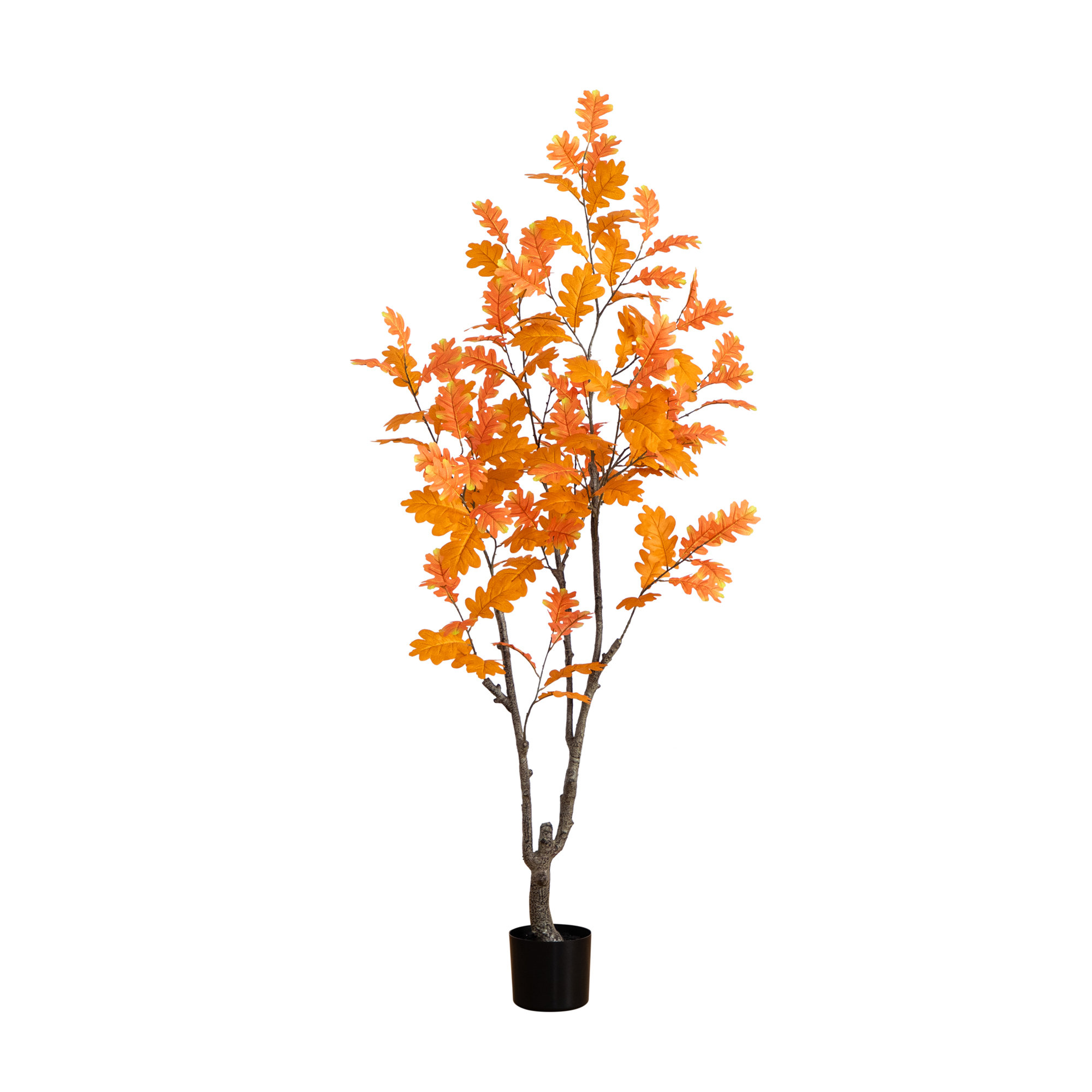 Primrue 6ft. Autumn Oak Artificial Fall Tree | Wayfair