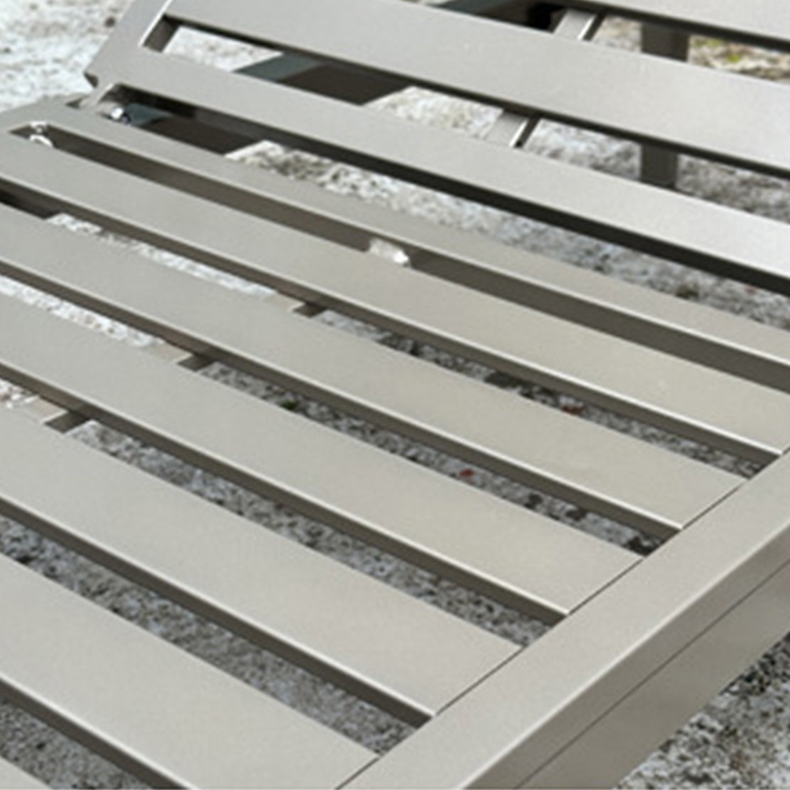 Elegant Home Furnishings.s Outdoor Aluminum Sun Lounger with Adjustable ...