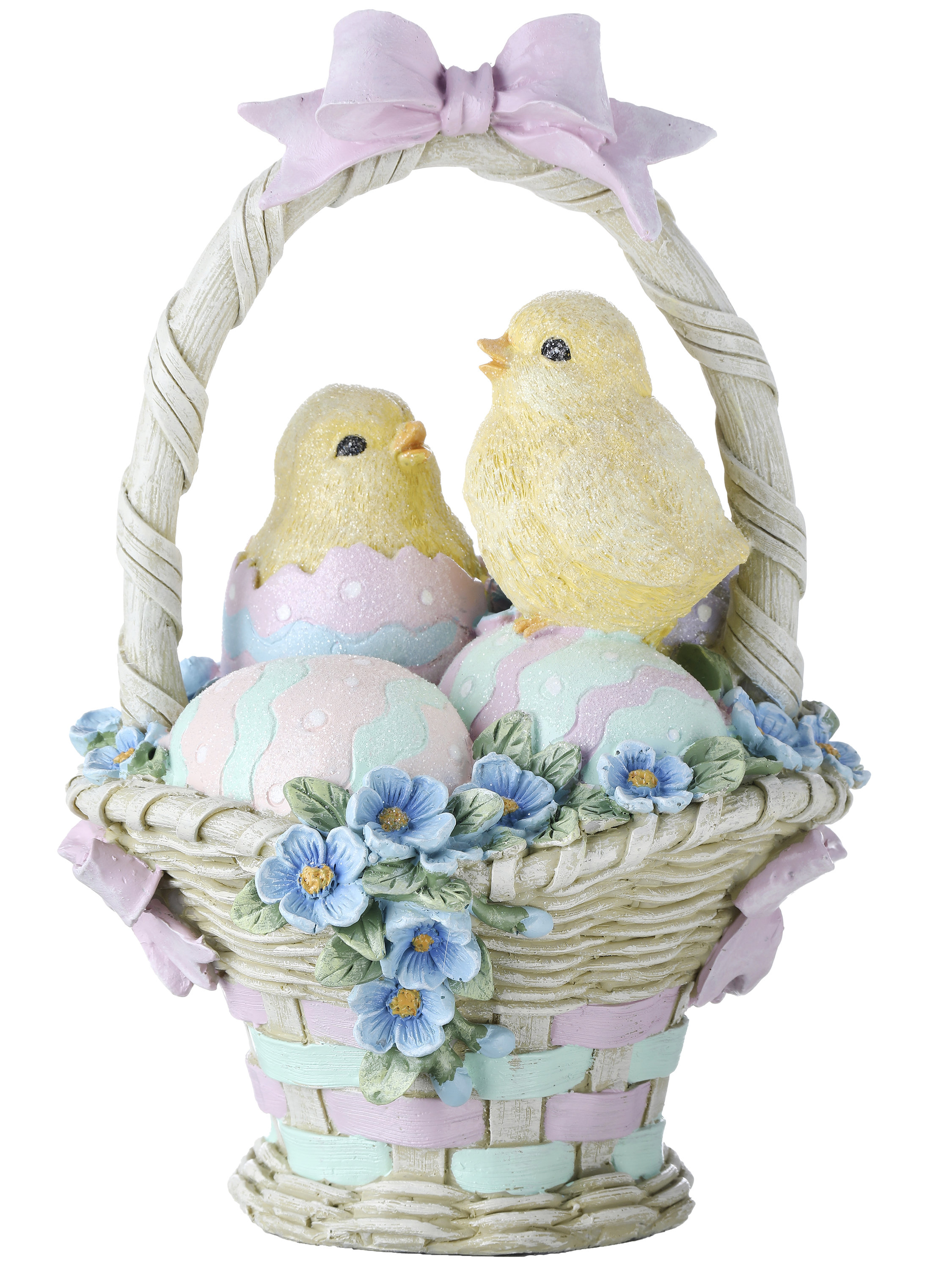 The Holiday Aisle® Elua Resin Hatching Chick Easter Basket - Wayfair Canada