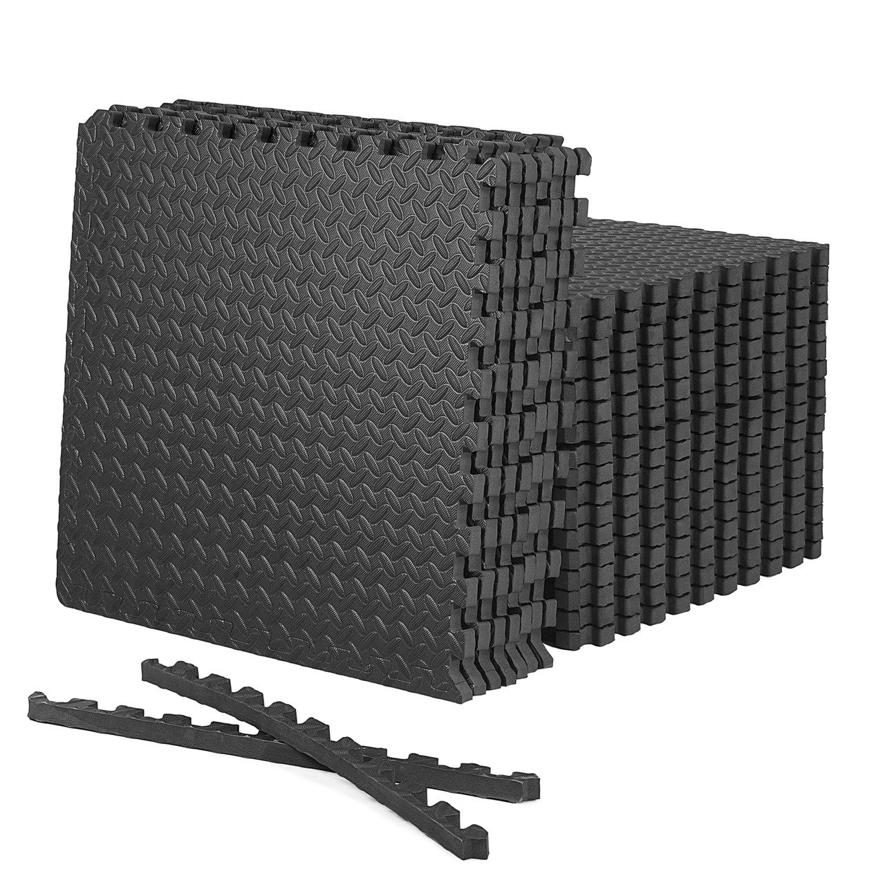 CAP Interlocking Exercise Foam Mats, 96 SQ.FT Diamond, TATAMI, T ...
