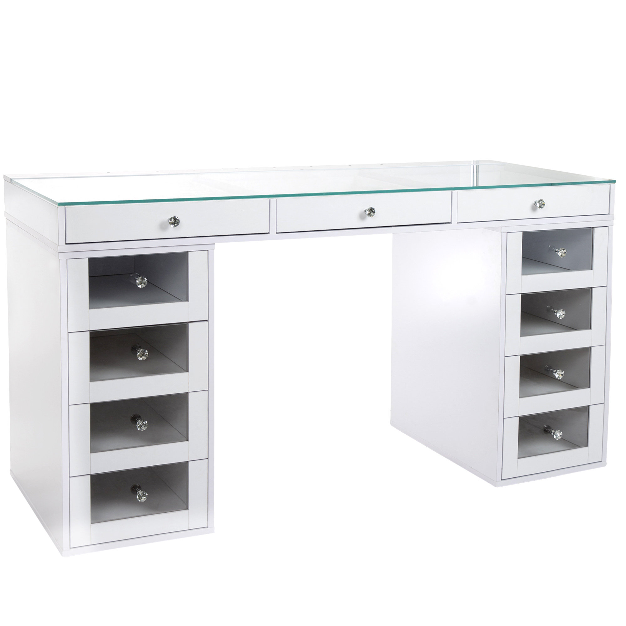 Everly Quinn SlayStation 2.0 Tabletop + 4 Drawer Units for Vanity ...