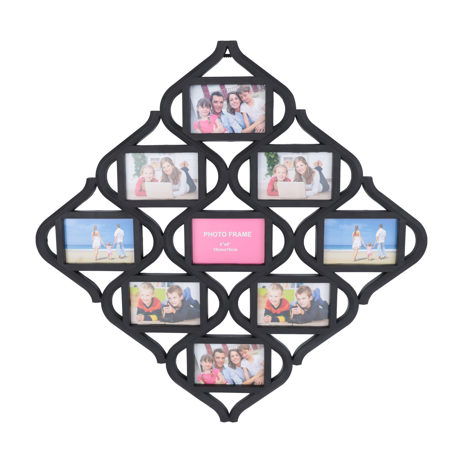Bungalow Rose 9- Opening Wall Hanging Photo Frame Collage & Reviews ...