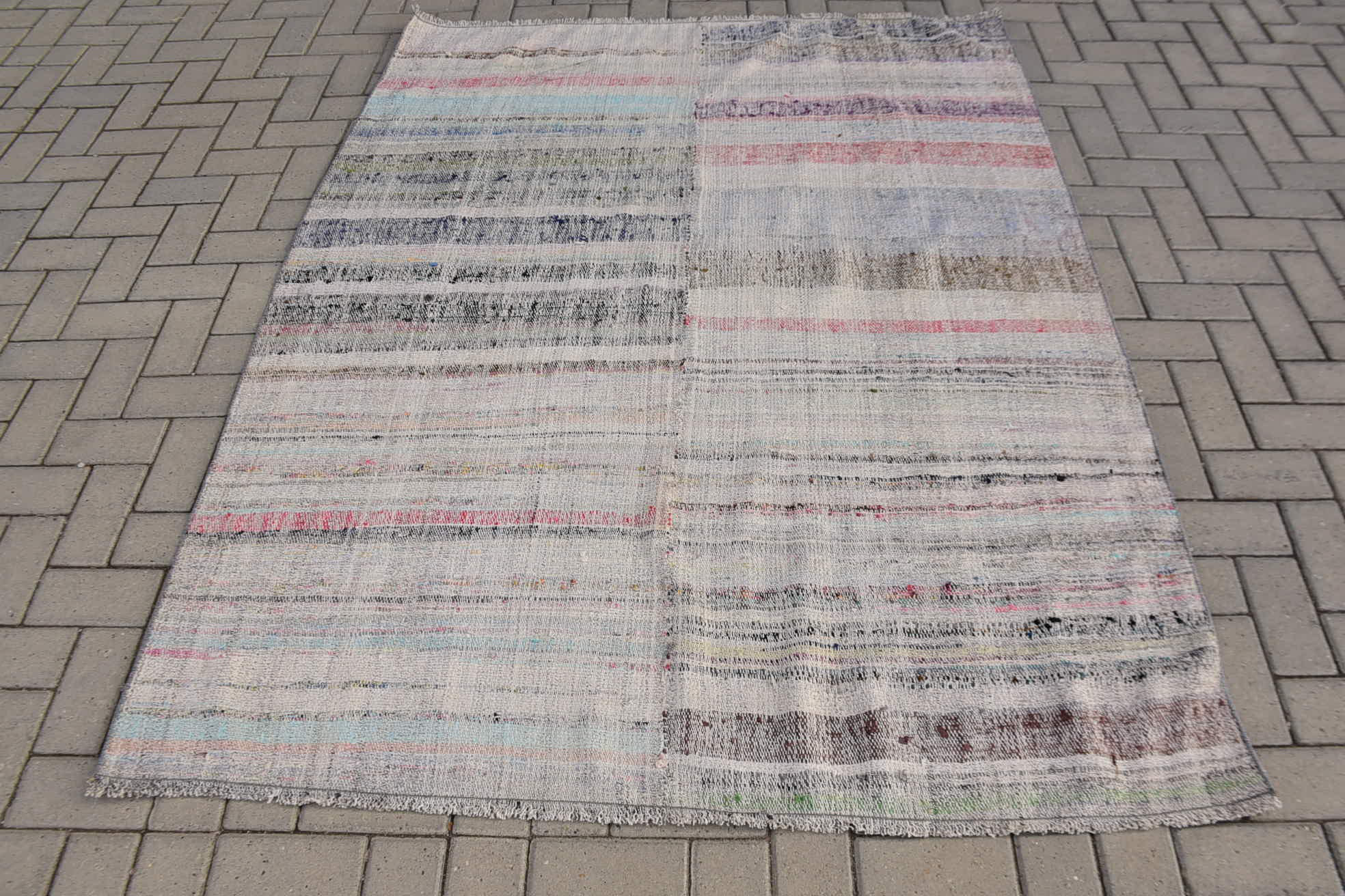 Bloomsbury Market Beige Cool Rug, Kilim, Turkish Rug, Flatweave Rugs ...