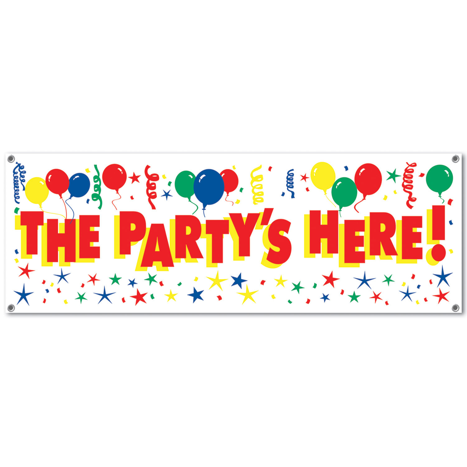 Beistle The Party's Here! Sign Banner | Wayfair