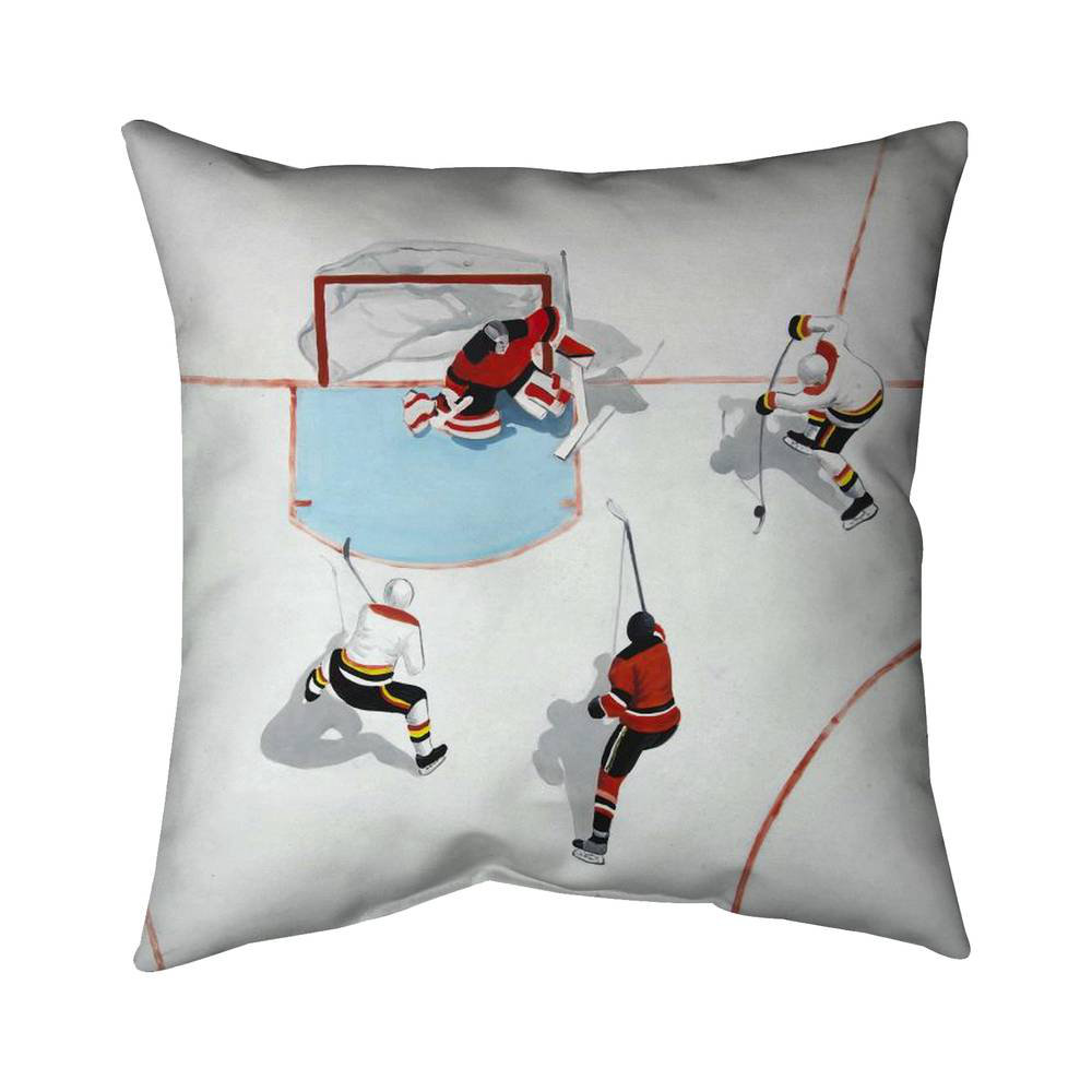 Begin Edition International Inc. Eventful hockey game - 16"x16" Throw ...