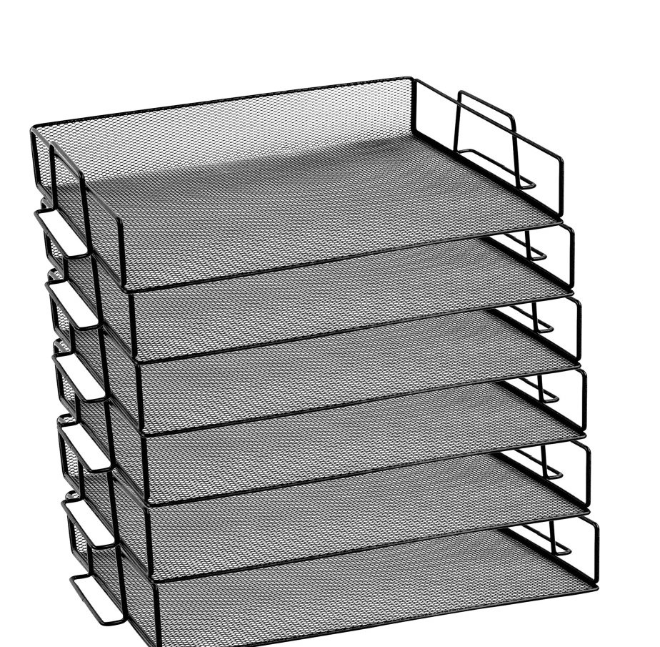 YBM Home Steel Mesh Stackable Letter Paper Holder Shelf Tray Desktop ...