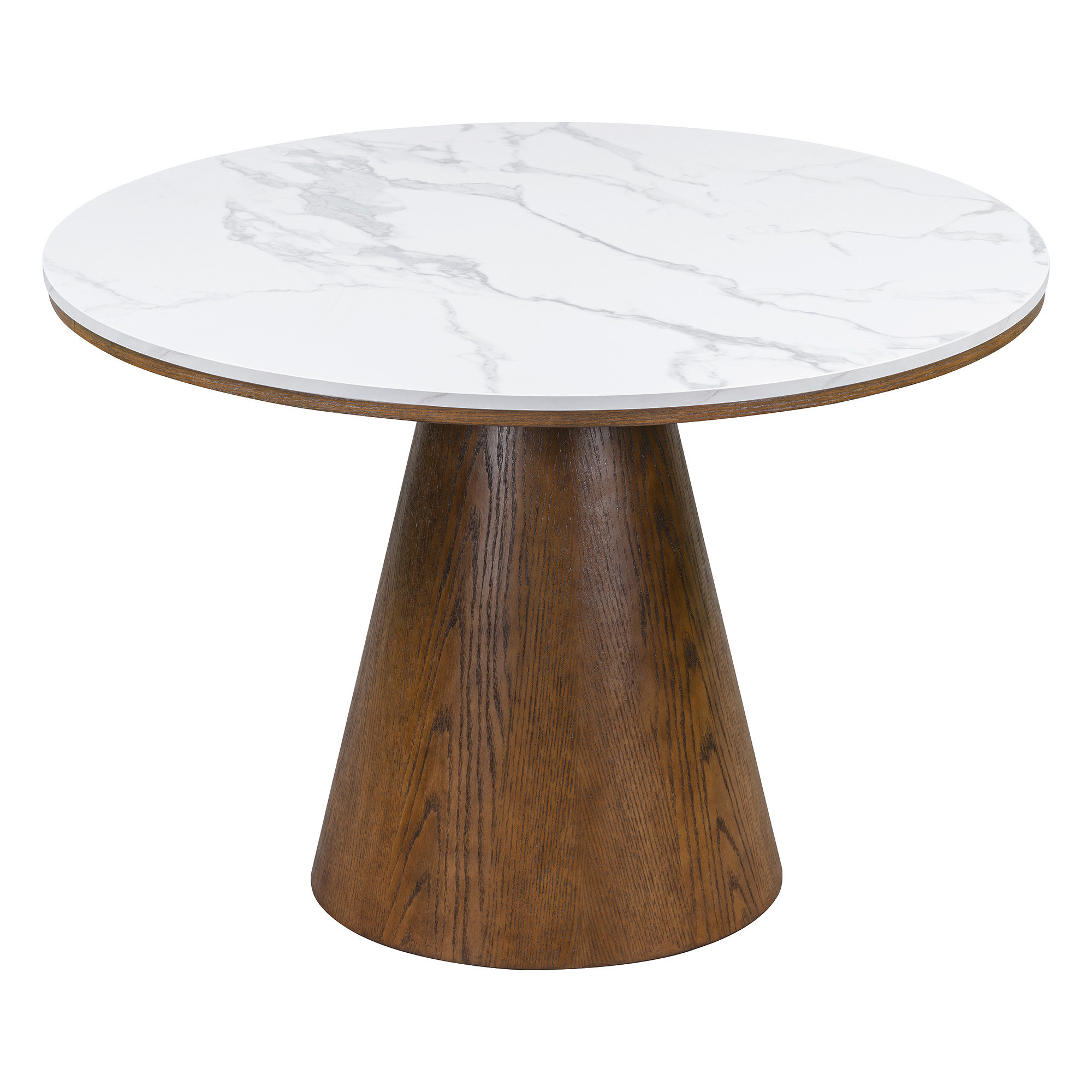 Ivy Bronx Retro Round Dining Table Minimalist Elegant Table For Living ...
