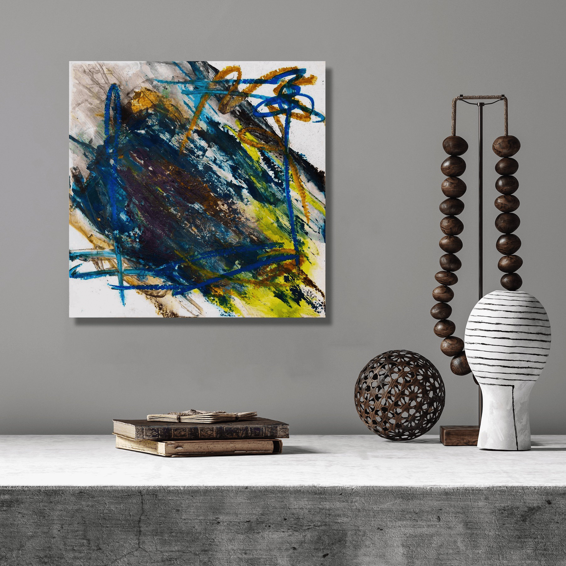 Orren Ellis Peacock Ore - Artist Enhanced Canvas Print - Wayfair Canada