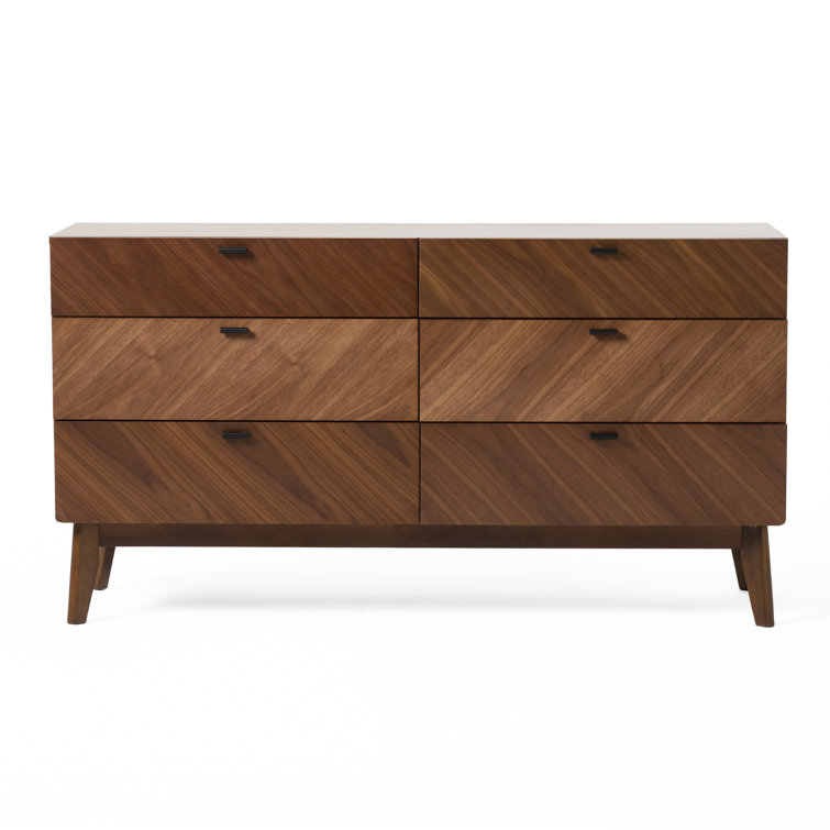 VIG Furniture Aukai 55'' W 6 - Drawer Dresser & Reviews | Wayfair