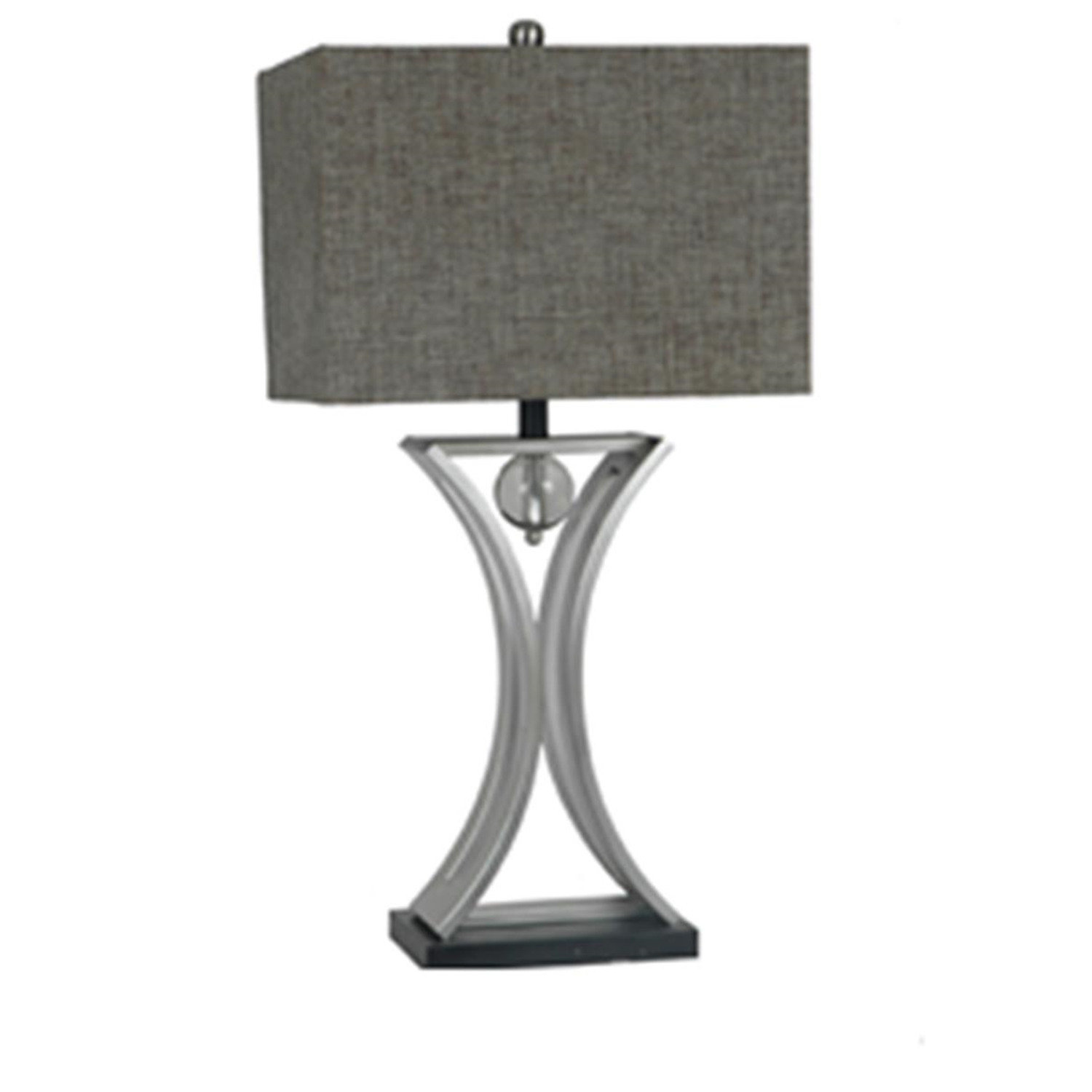 Ivy Bronx Chrome Conference Room Hourglass Shape with Pendulum Table ...