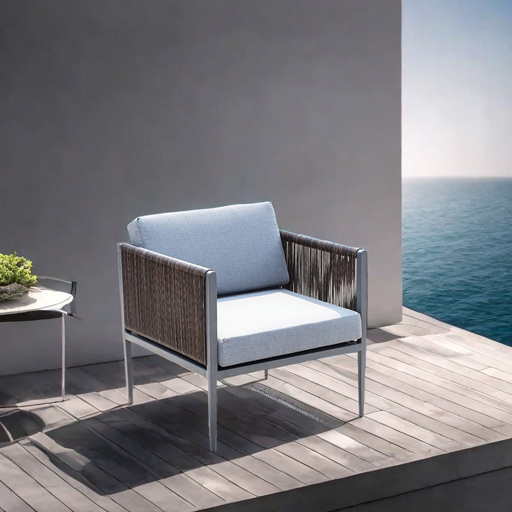 Corrigan Studio® Odhren Modern simple and durable sponge chair with ...