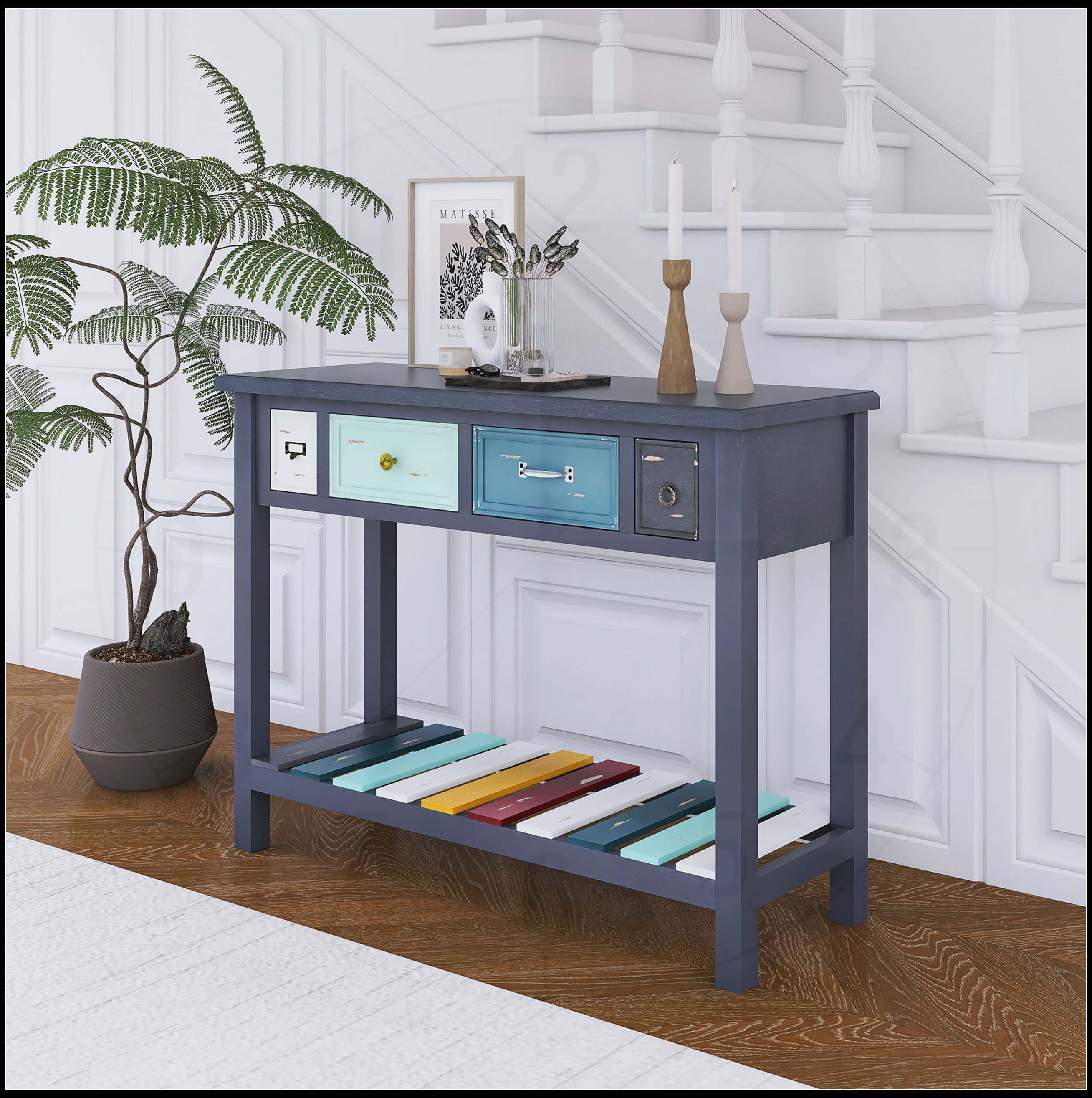 Breakwater Bay Exquisite Hand-Carved 2-Doors Accent Cabinet - Blending ...