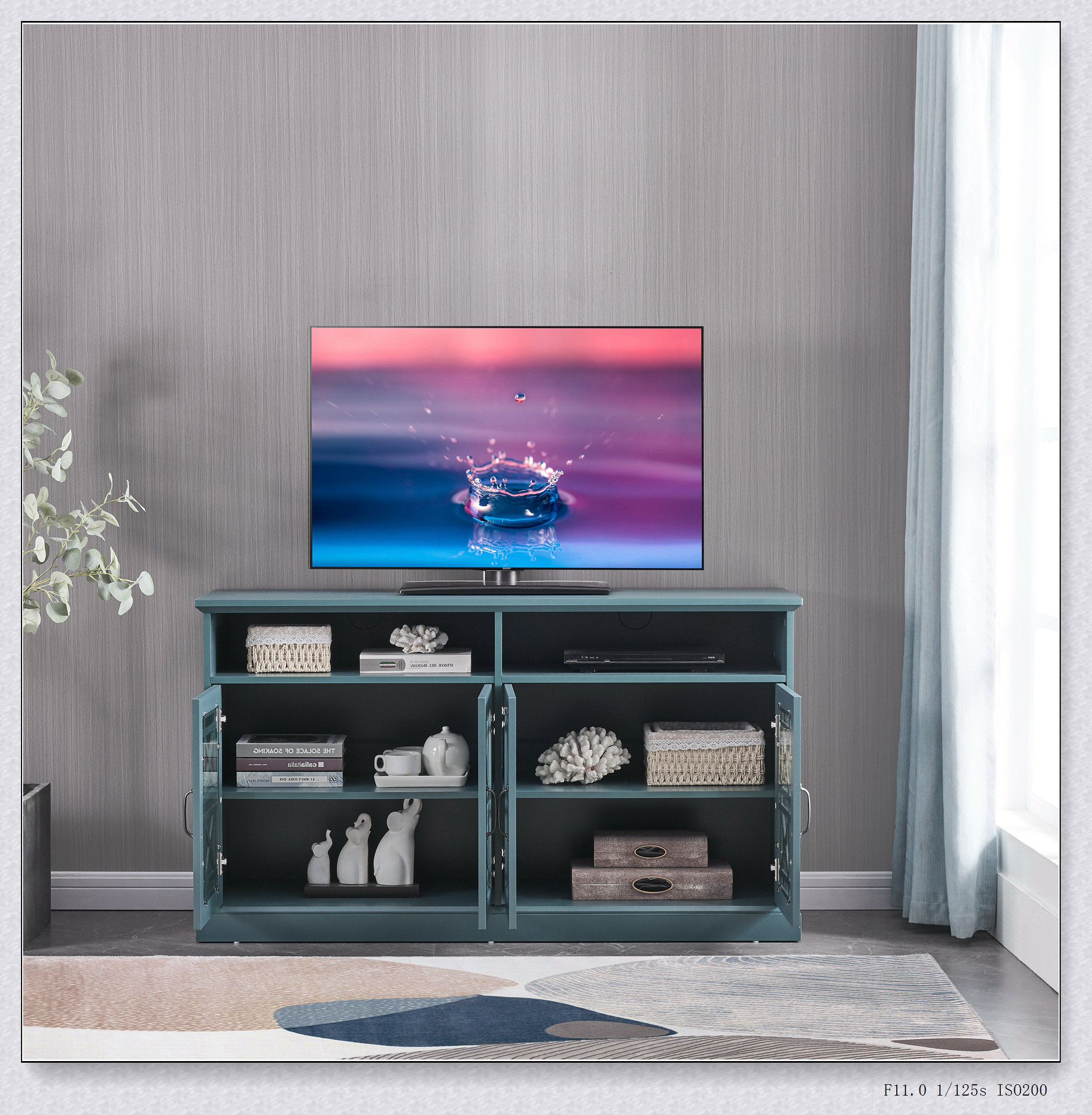 Red Barrel Studio® TV Stand, Buffet Sideboard Console Table Exquisite ...