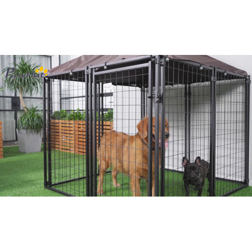 Pawhut Lockable Dog House Kennel & Reviews - Wayfair Canada