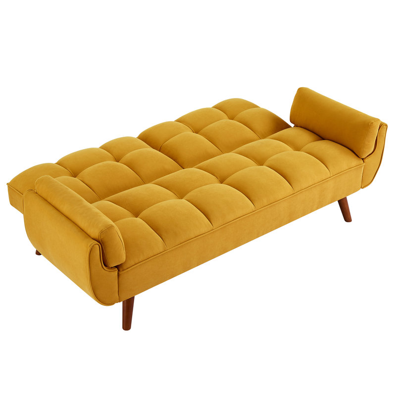 George Oliver Jalena 75" Flared Arm Convertible Sleeper Sofa & Reviews ...