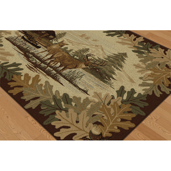 Threadbind Performance Brown/Beige Rug & Reviews | Wayfair