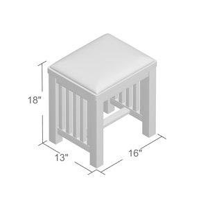 Alcott Hill® Madison Stool & Reviews | Wayfair