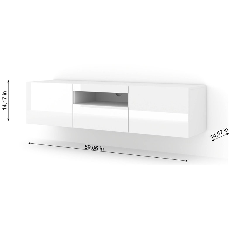 Ivy Bronx Alysen 59.06'' Media Console | Wayfair