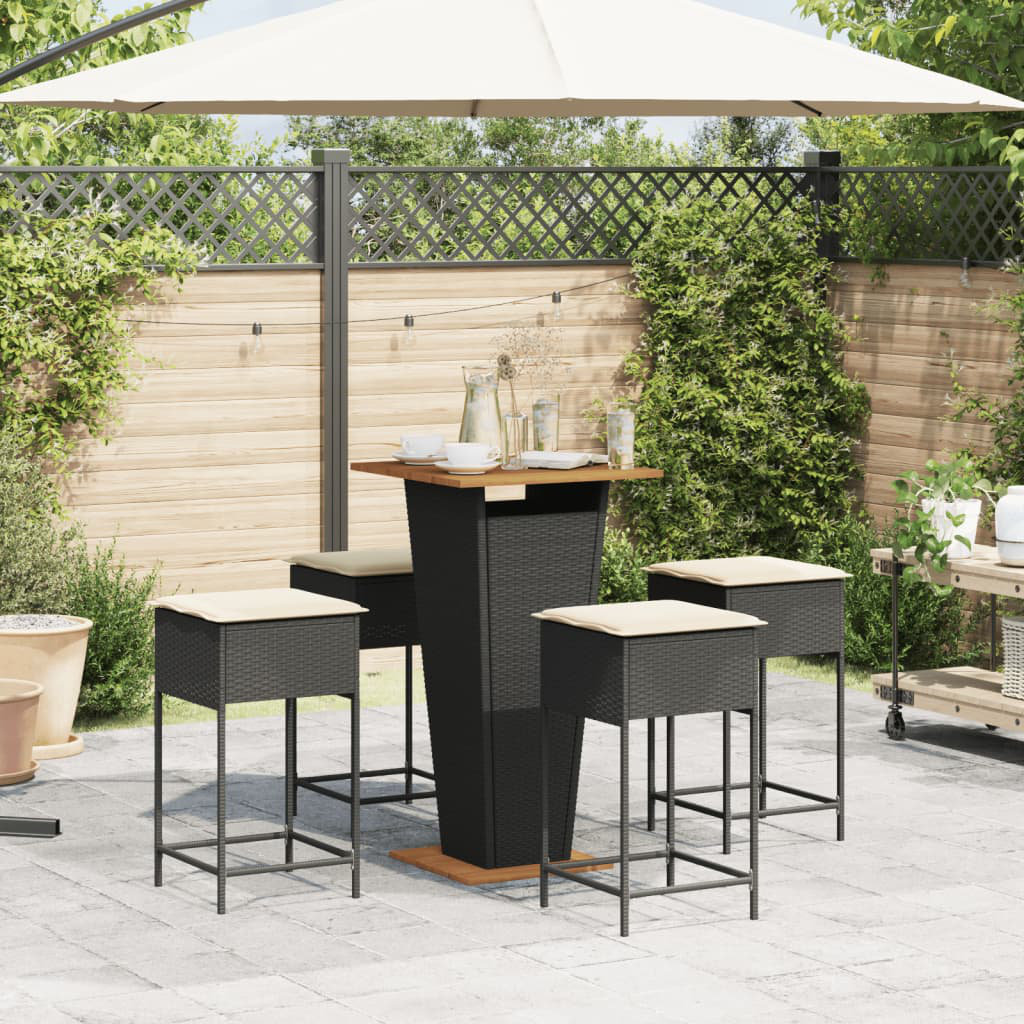 George Oliver Garden Bar Set Black - Wayfair Canada