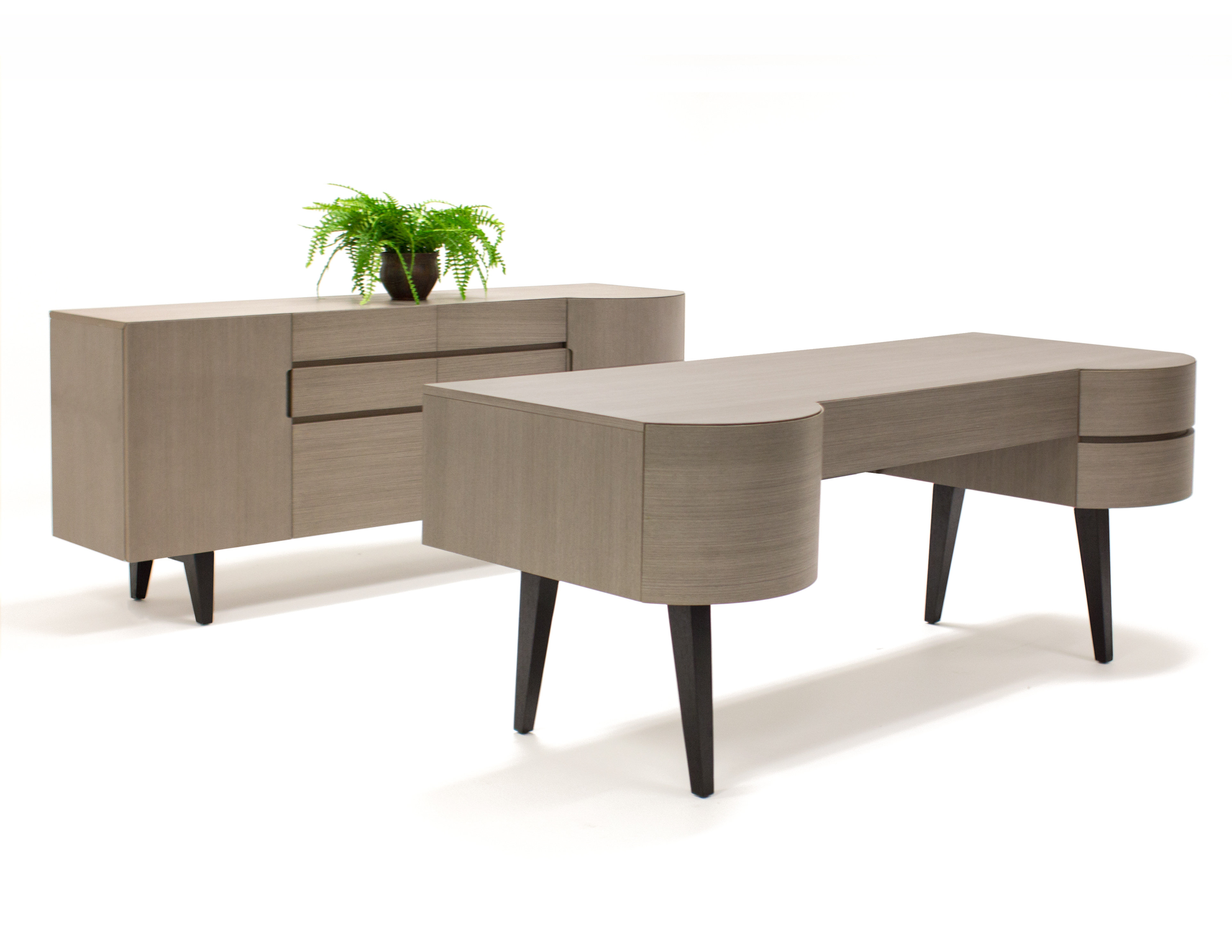Brayden Studio Yukon 2 Piece Rectangular Computer Desk Office Set ...