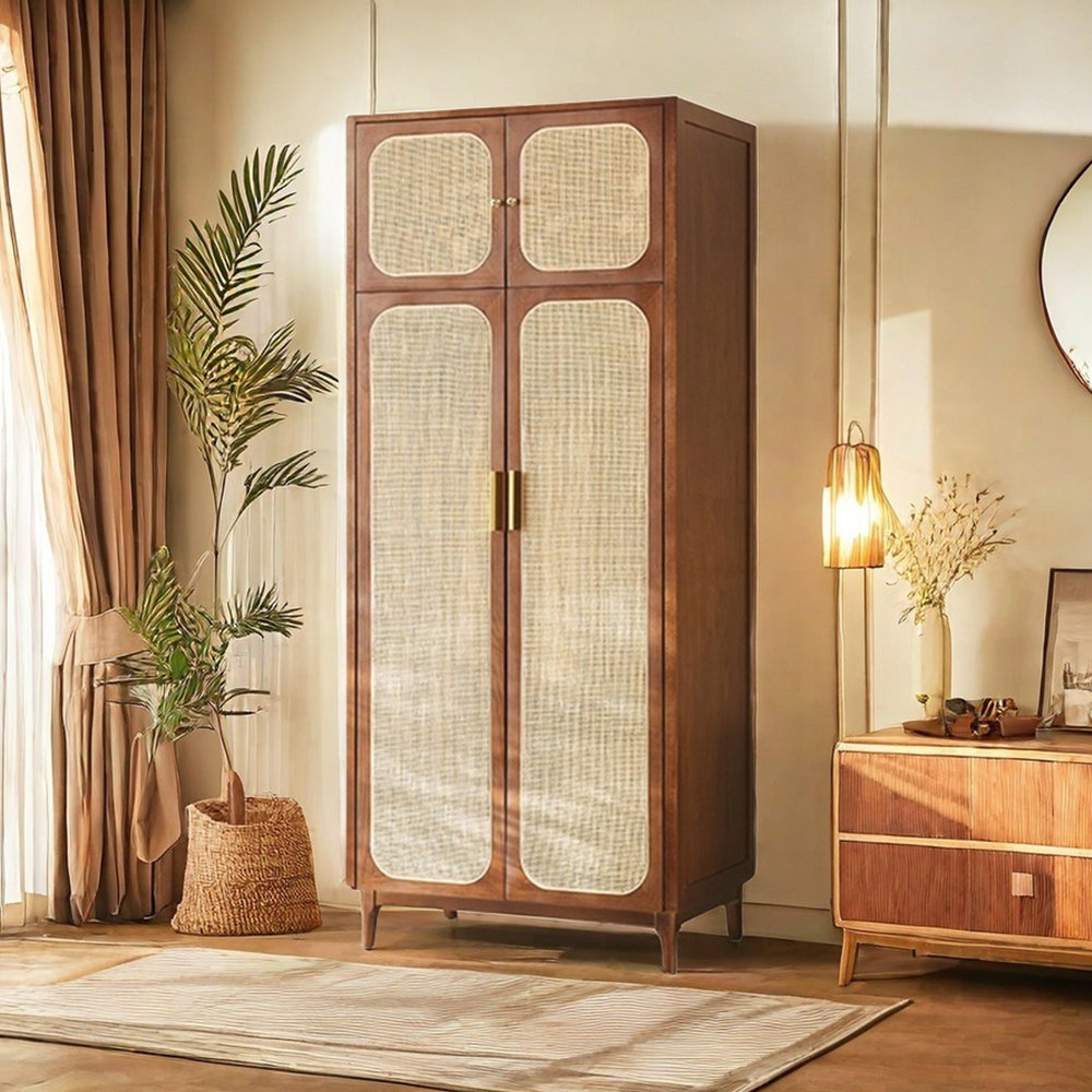 Parttlion European style vintage exquisite wardrobe | Wayfair