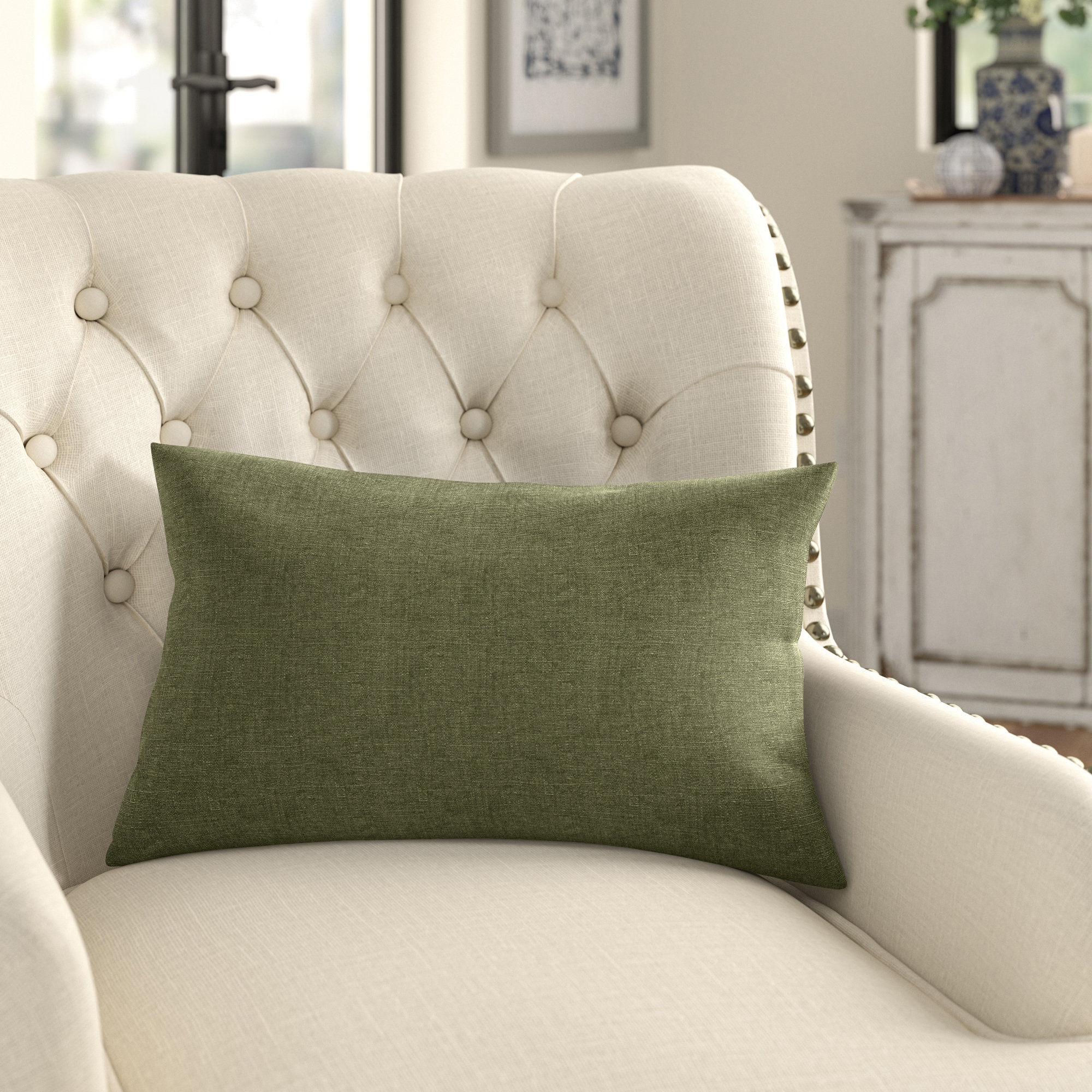 Pillow Decor Tuscany Linen Throw Pillow & Reviews | Wayfair