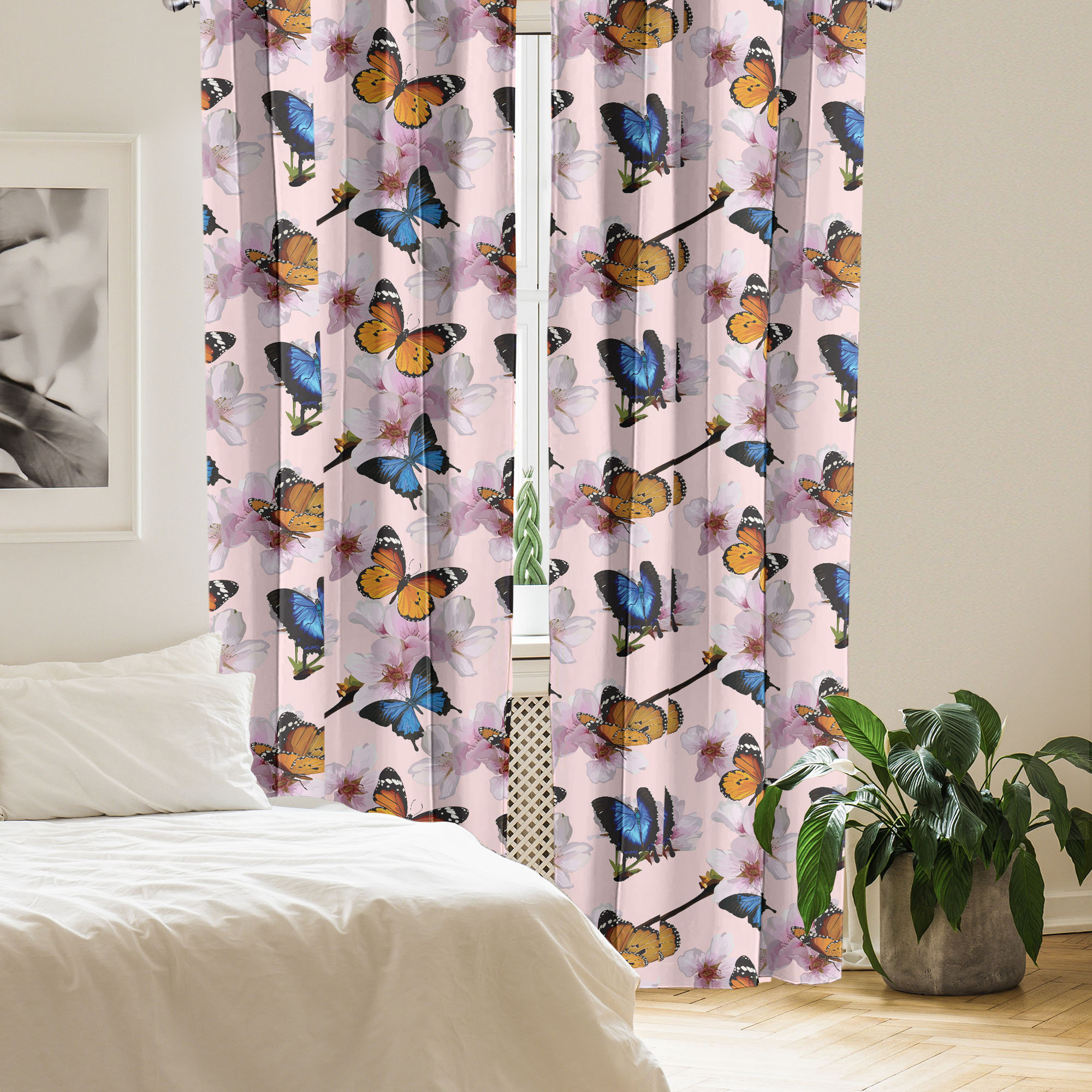 East Urban Home Veator Microfiber Room Darkening Curtain Pair | Wayfair