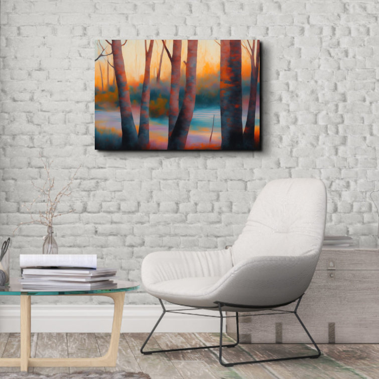 Red Barrel Studio® Estavon Brilliant Trees-Five On Canvas by Steven ...