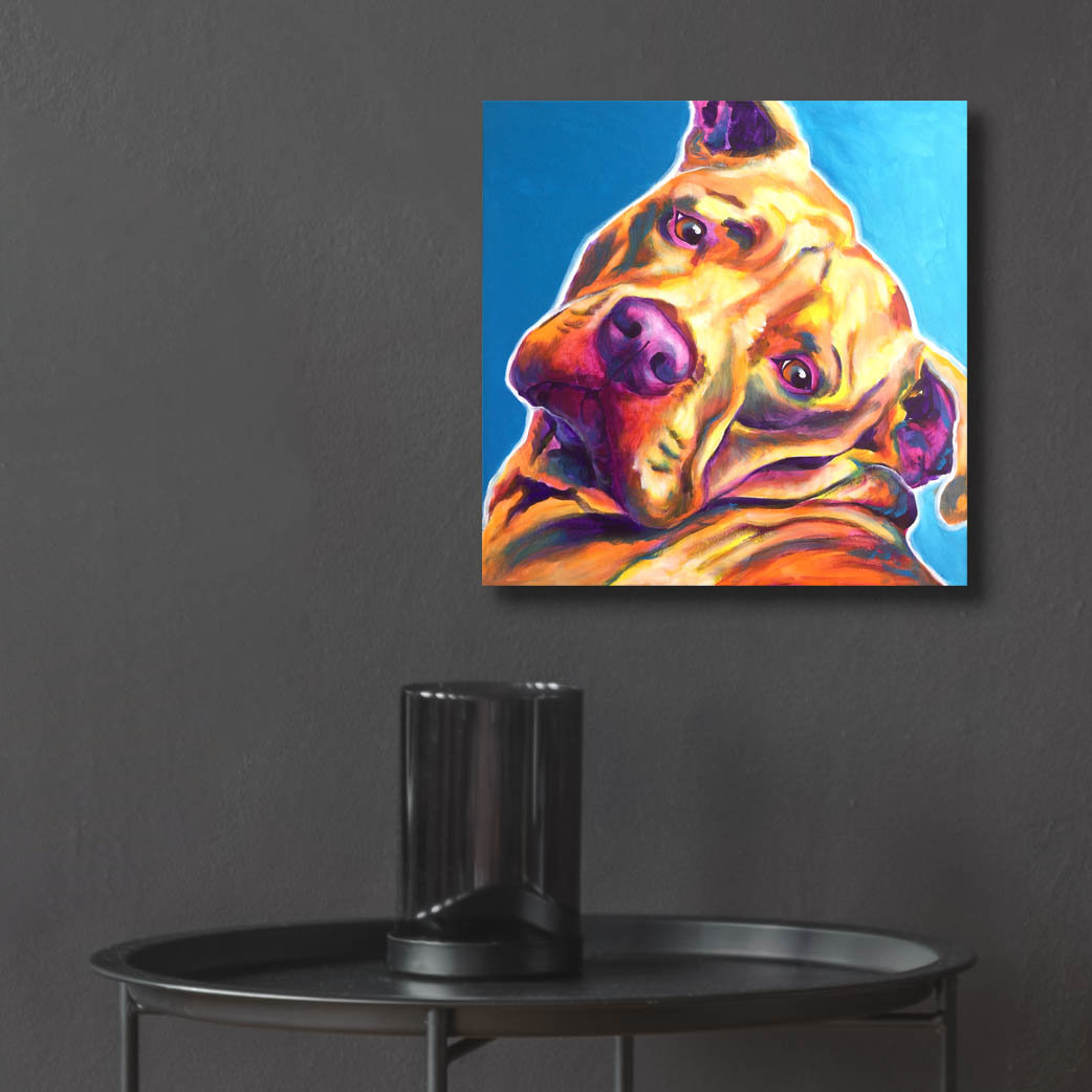 Hokku Designs " Pit Bull - Dozer " by Dawg Painter | Wayfair