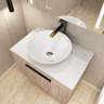Ebern Designs Rosalean 30'' Single Bathroom Vanity with Ceramic Sink ...