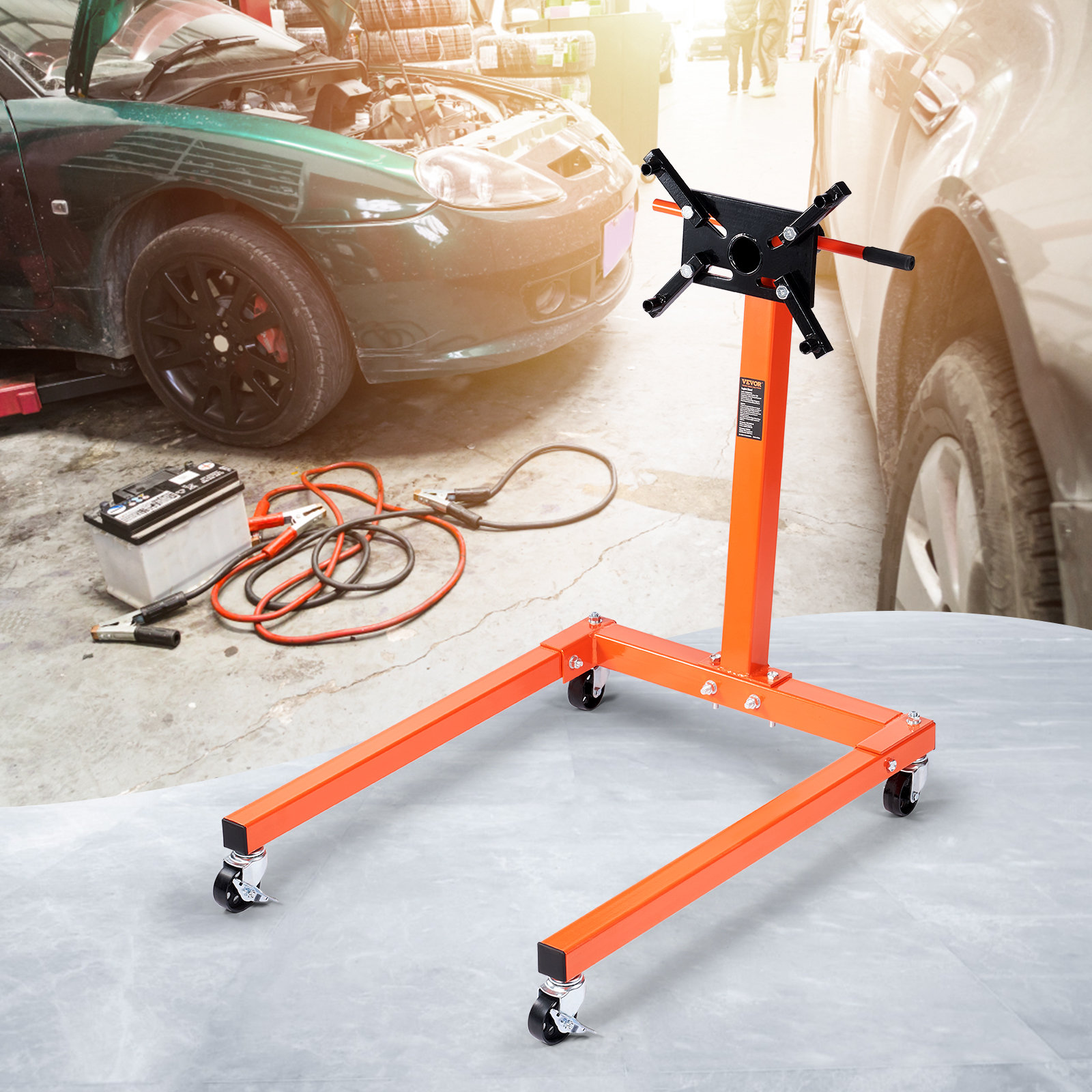 VEVOR Engine Stand, 1300 lbs (3/5 Ton) Rotating Engine Motor Stand ...