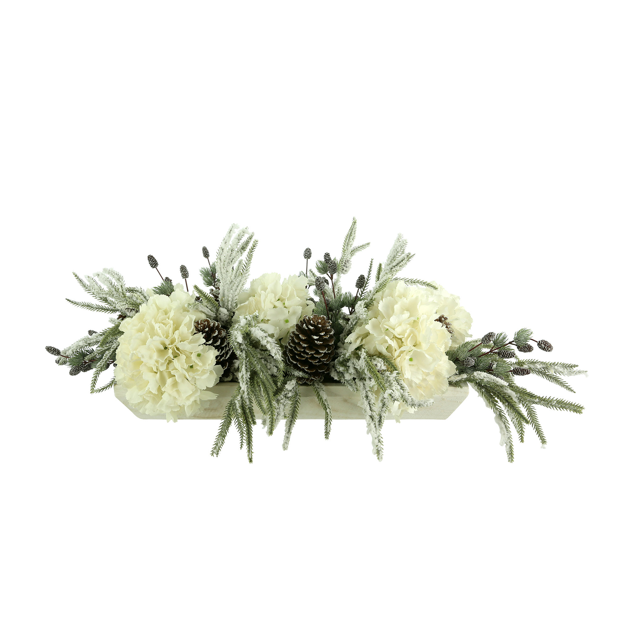 Primrue Racine Hydrangea Centerpieces in Planter | Wayfair