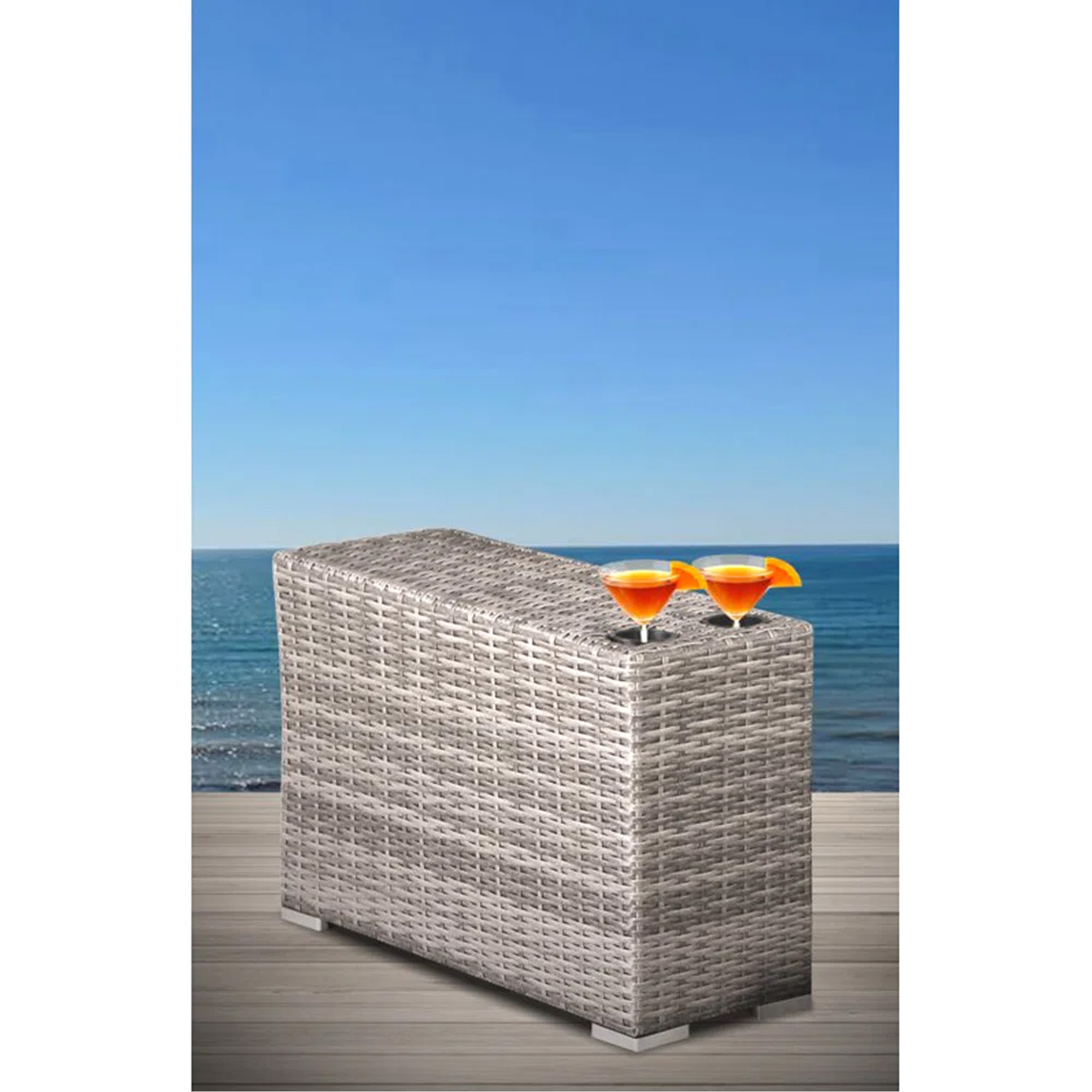 Dakota Fields Durable Fully Assembled Outdoor Side Table For Stylish ...