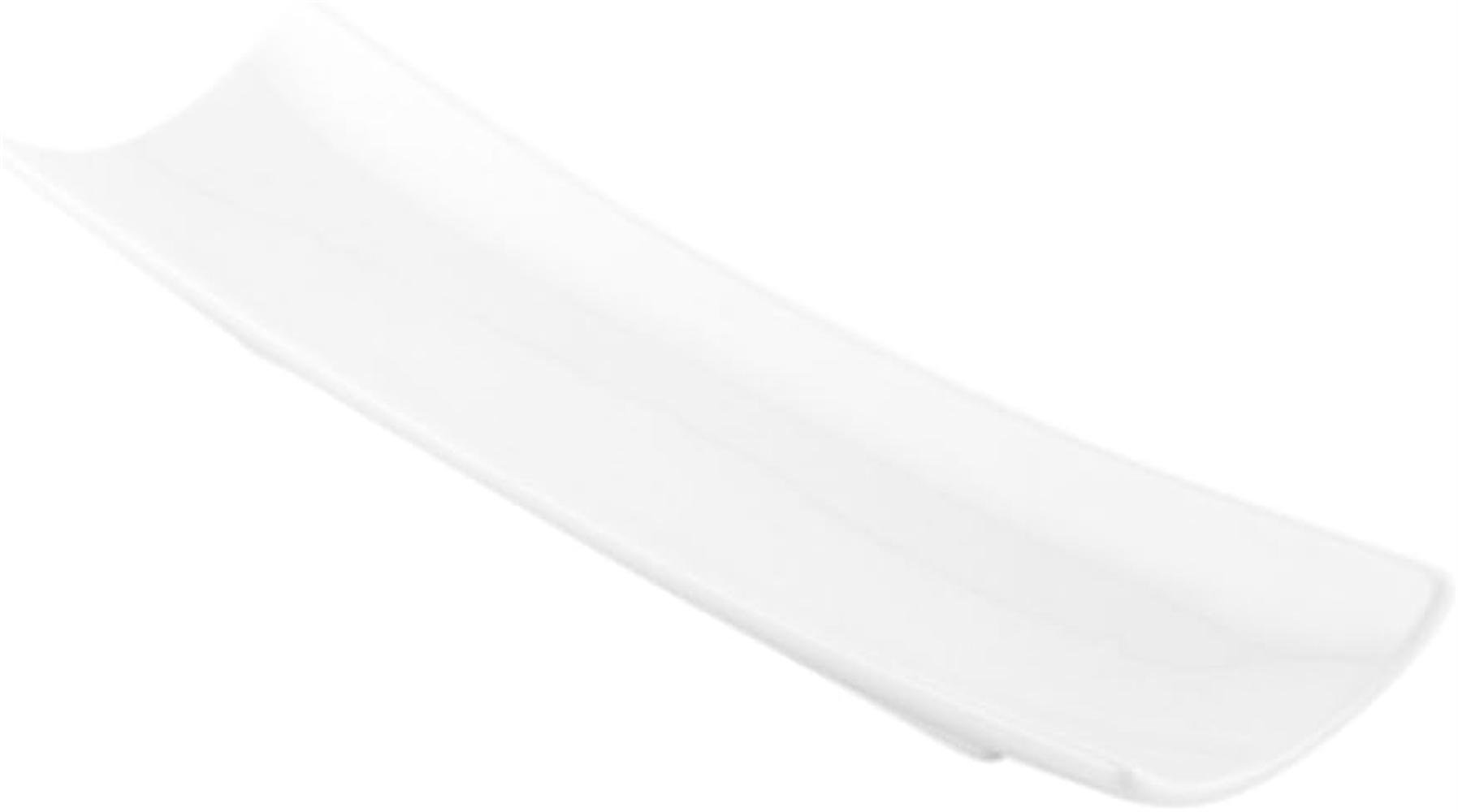 Orren Ellis White Porcelain Long Sushi Plate | Wayfair