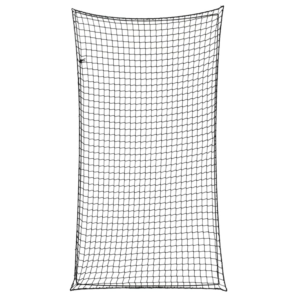 Vidaxl Trailer Net With Elastic Rope Black PP | Wayfair