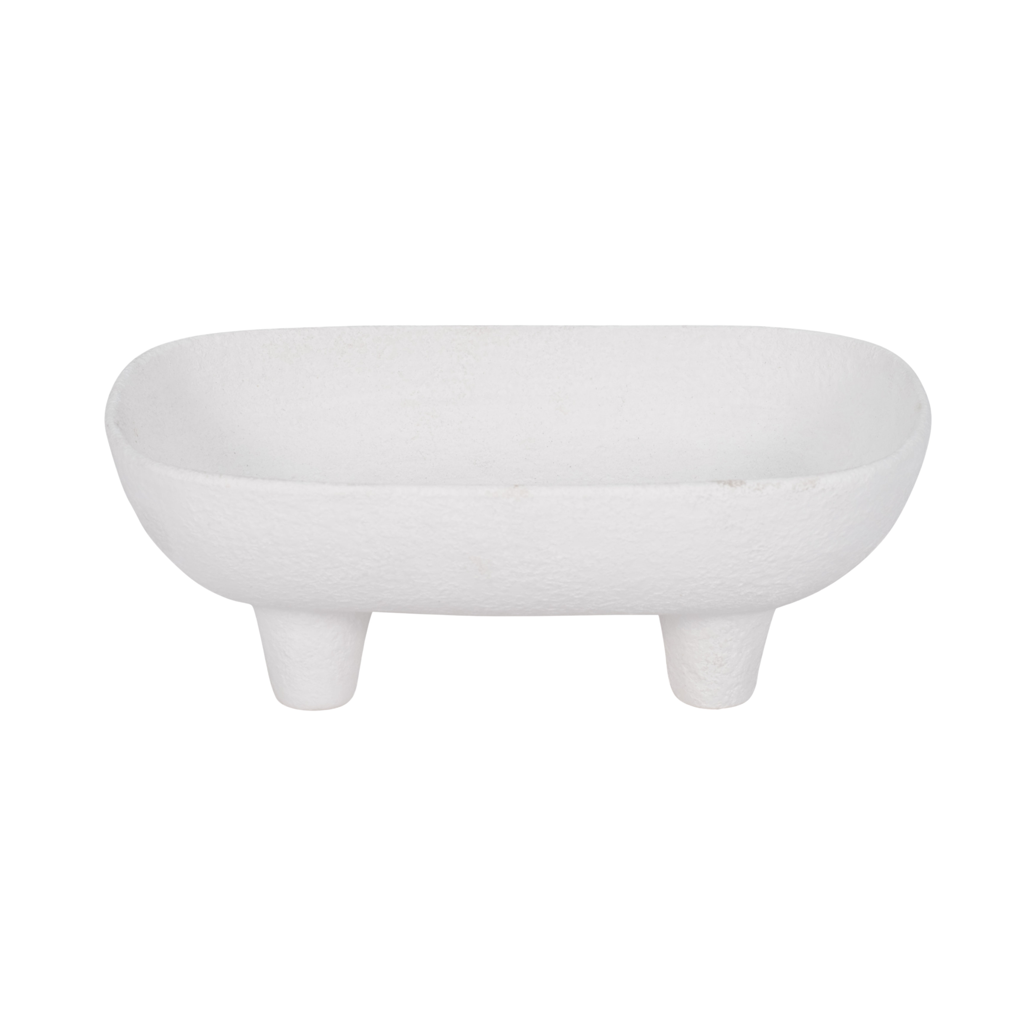 Joss & Main Coronado 10-inch Ceramic Footed Rounded Rectangle Bowl in ...